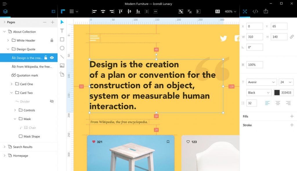 Lunacy : éditeur Sketch pour Windows | Webdesigner Trends