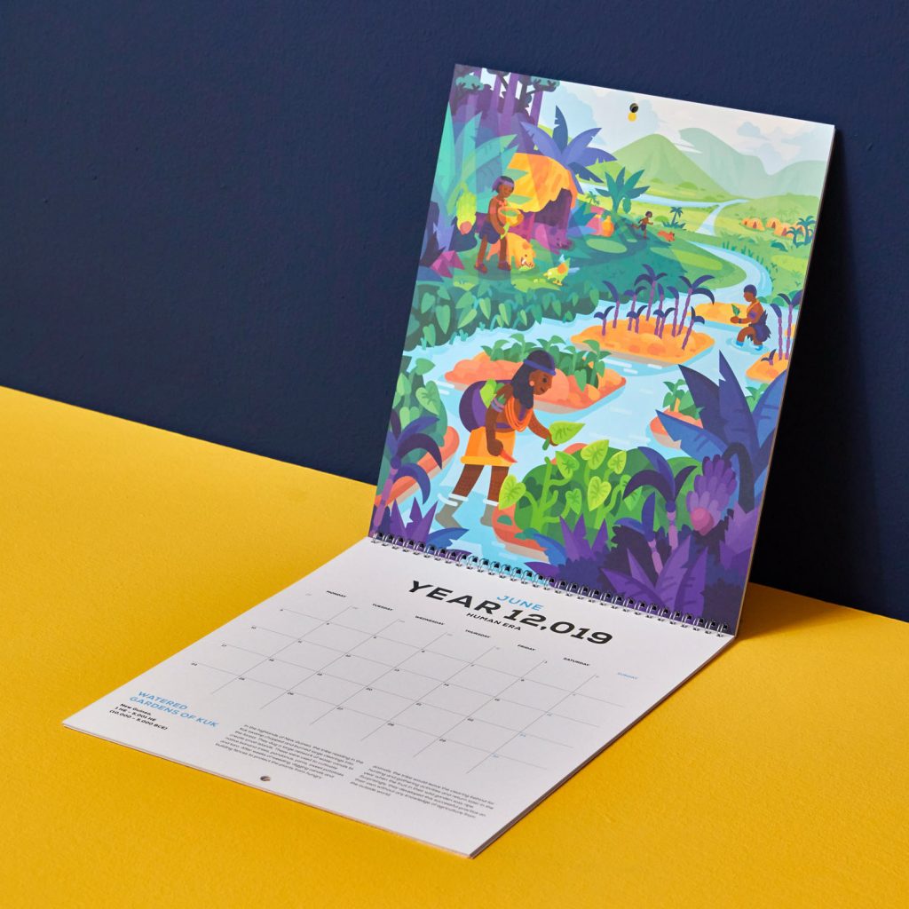 15 calendriers graphiques pour votre inspiration | Webdesigner Trends