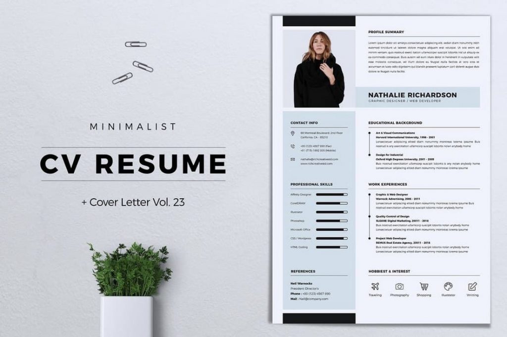 CV original – 20 exemples pour votre inspiration | Webdesigner Trends