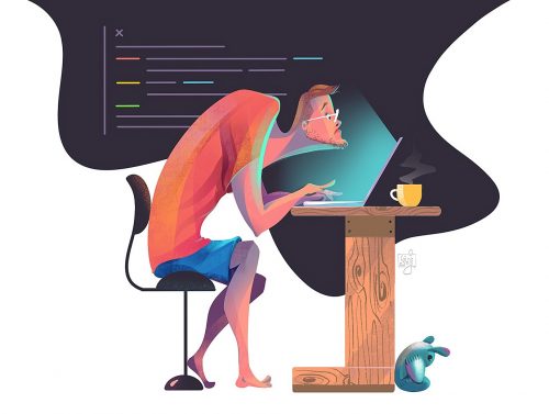 Les fabuleux personnages caricaturaux de SAM JI | Webdesigner Trends