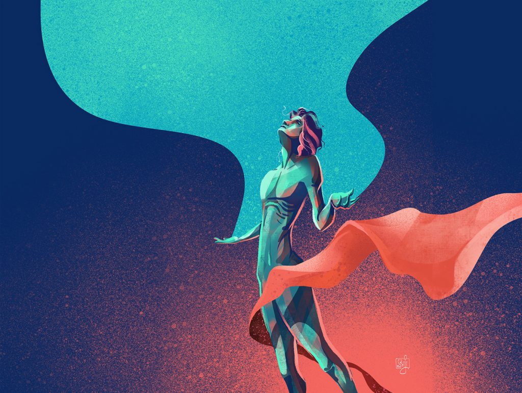 Les fabuleux personnages caricaturaux de SAM JI | Webdesigner Trends