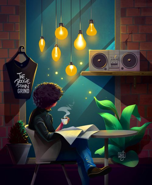 Les fabuleux personnages caricaturaux de SAM JI | Webdesigner Trends