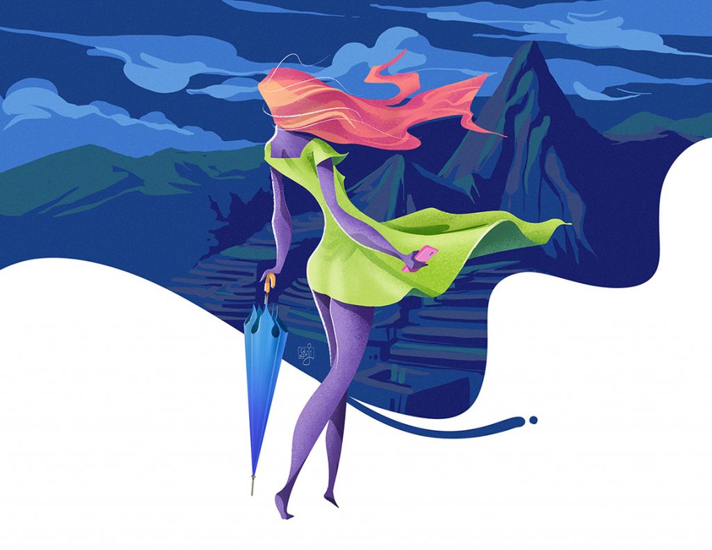 Les fabuleux personnages caricaturaux de SAM JI | Webdesigner Trends