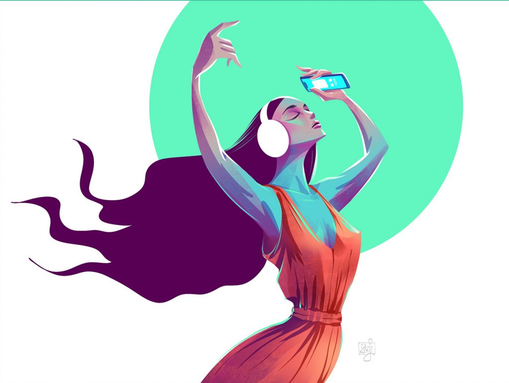 Les fabuleux personnages caricaturaux de SAM JI | Webdesigner Trends