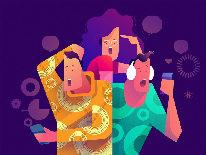 Les fabuleux personnages caricaturaux de SAM JI | Webdesigner Trends